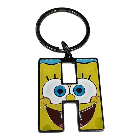 Universal | Accessories | Universal Studios Spongebob Letter H Keychain ...